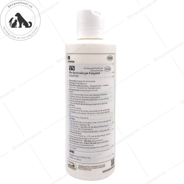 Dầu Tắm Trị Nấm Viêm Da Cho Chó Mèo Fungamyl Alkin - Shopvatnuoi.vn