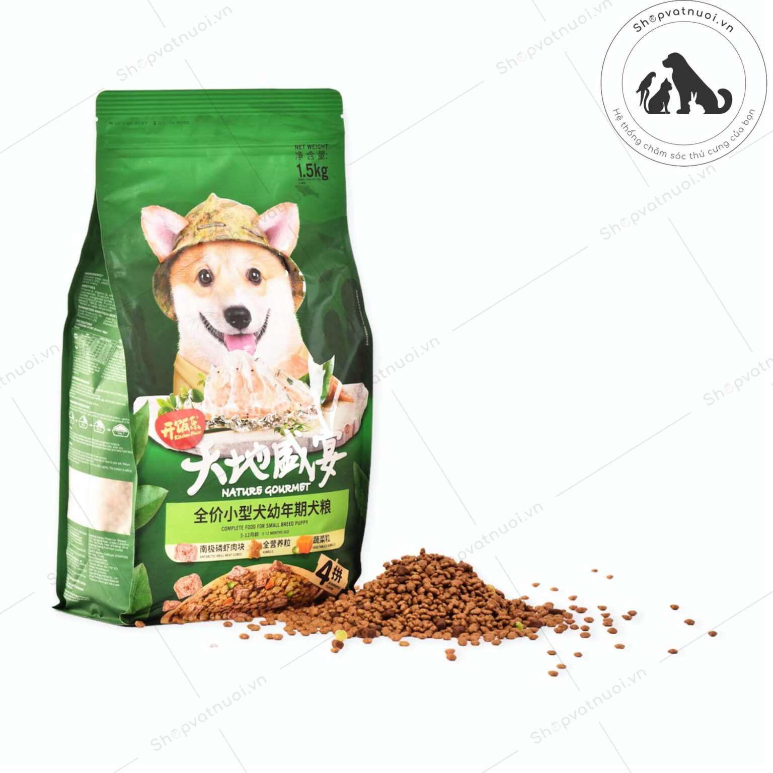 Thức Ăn Hạt Cho Chó Nature Gourmet Kitchen Flavor - Shopvatnuoi.vn