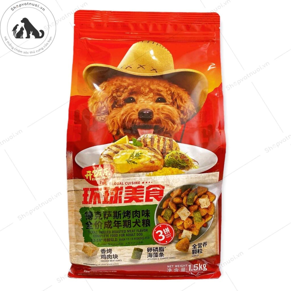 Thức Ăn Hạt Cho Chó Global Cuisine Kitchen Flavor - Shopvatnuoi.vn