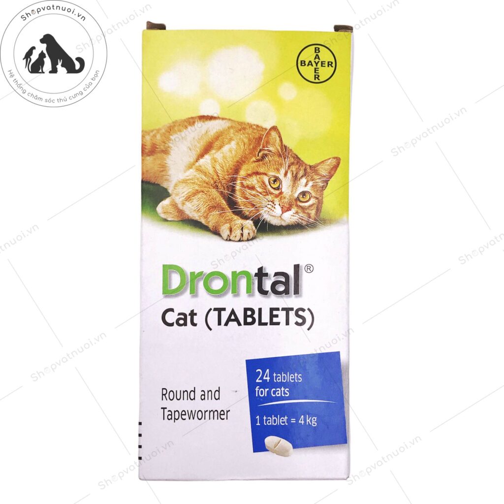 Thuốc Tẩy Giun Sán Cho Mèo Dạng Viên Drontal Cat Bayer Hàng Xách Tay ...