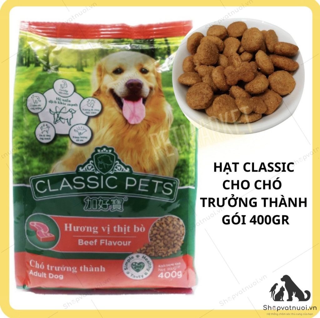 Thức Ăn Hạt Cho Chó Classic - Shopvatnuoi.vn
