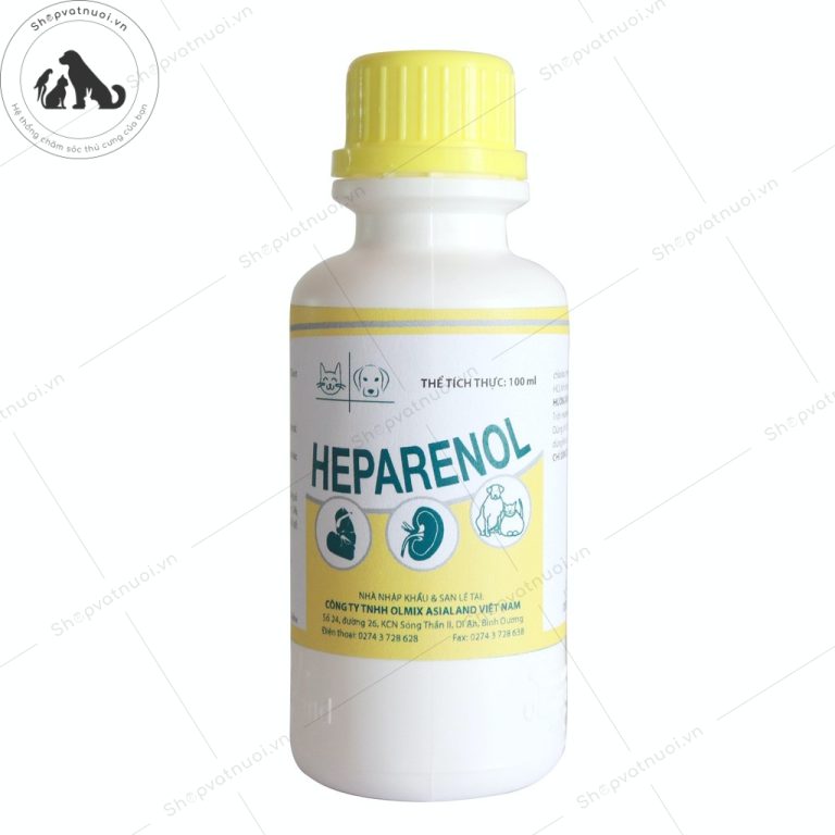 Dung Dịch Uống Bổ Gan Thận Cho Chó Mèo Heparenol - Shopvatnuoi.vn