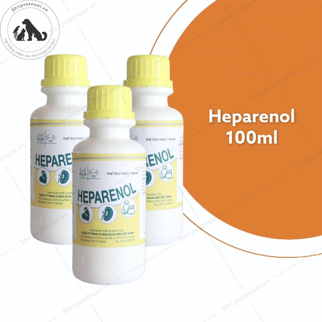 Dung Dịch Uống Bổ Gan Thận Cho Chó Mèo Heparenol - Shopvatnuoi.vn